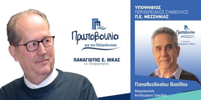 Π. Νικας: Με τον Βασίλη Παπαθεοδοσίου, συμπληρώνεται ο συνδυασμός στη ...